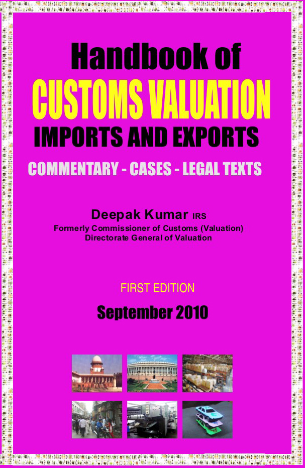 Handbook of Customs Valuation Imports and Exports